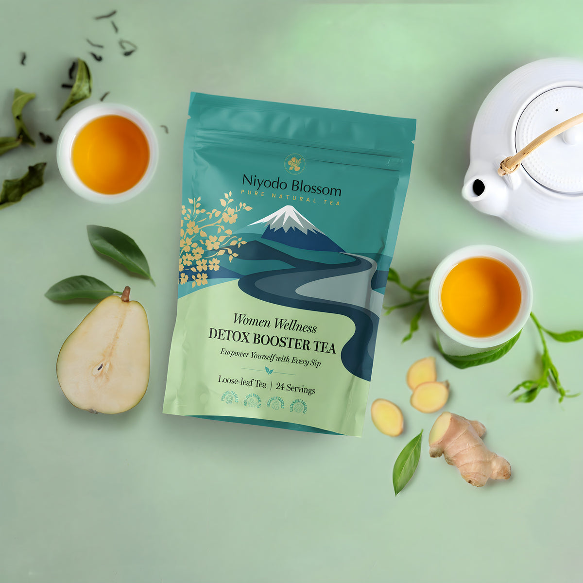 Shop Detox Booster Tea | Womens Tea | Niyodo Blossom